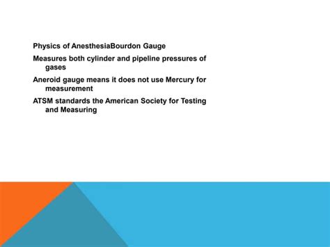 Physics And Anesthesia Pptx