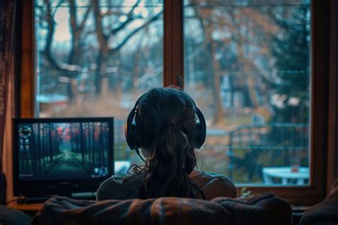 Photo Person Gaming Headphones Adult Premium Photo Rawpixel