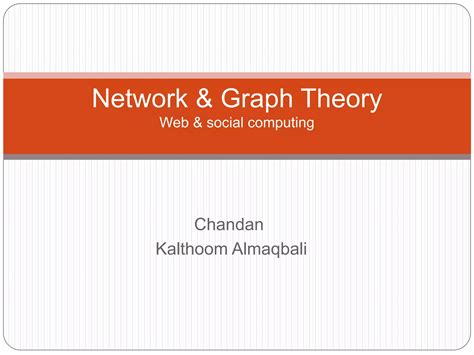 network and graph theory ppt