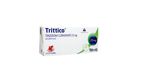Nibitha Trittico Trazodona 25 Mg X 20 Capsulas