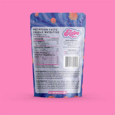 Freeze Dried Nerd Clusters Astro Snacks