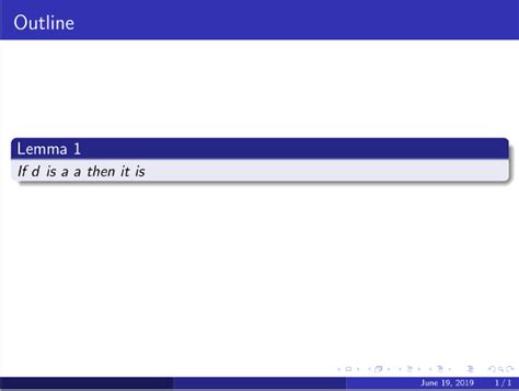Beamer How To Keep The Lemma Numbering Same In Different Slides