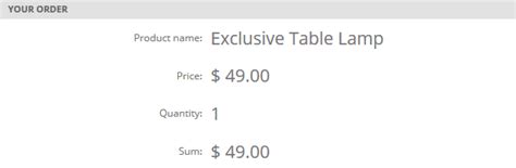 Single Product Order Form • Ecommerce Product Catalog For Wordpress • Implecode
