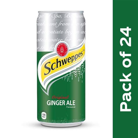 Schweppes Ginger Ale Pack Of 24 Barfecto
