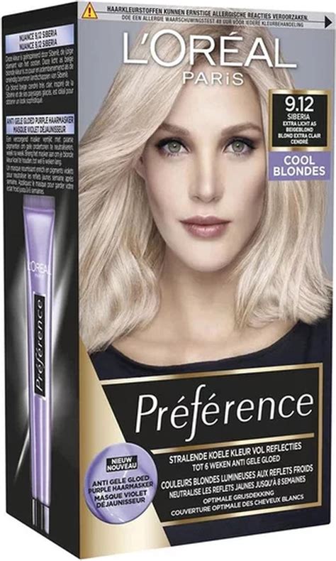 Loréal Paris Préference 9 12 Haarverf Cool Blond Zeer Licht Beige Asblond Bol