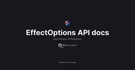 Effectoptions Api Docs