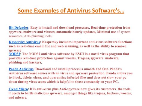 Antivirus And Virus Powerpoint Presentation Pptx