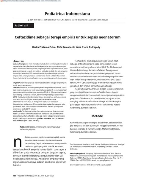 Ceftazidime In Sepsis En Id Pdf