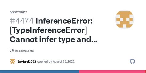 Inferenceerror Typeinferenceerror Cannot Infer Type And Shape For