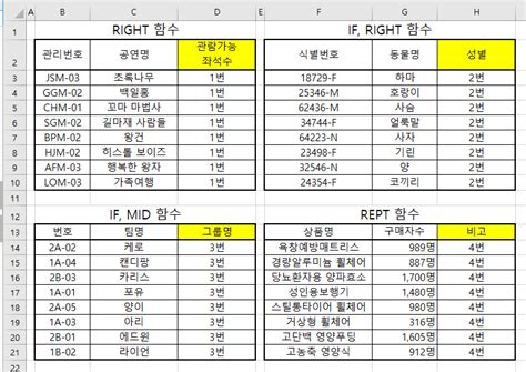 Itq자격증 Itq엑셀 함수 이것만 풀면 끝 2탄 네이버 블로그