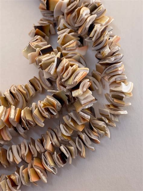 Pink Mosaic Luanos Shell Crazy Cut Beads 16 Strands Of Etsy