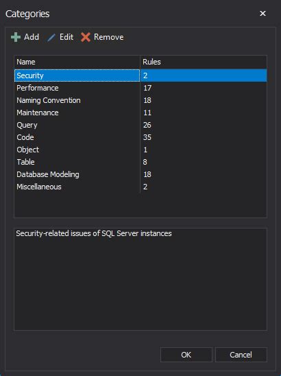 ApexSQL Enforce Screen Shot Tour