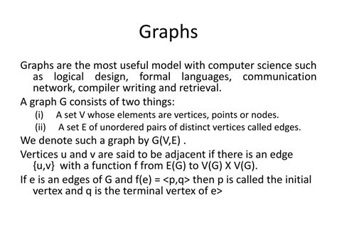 Ppt Lecture 5 Graph Theory Powerpoint Presentation Free Download Id6537191