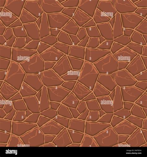 Cartoon Game Texture Rocks Dirt And Ground Surface Seamless Pattern Cartoon Game Texture Rocks Dirt And Ground Surface Seamless Pattern