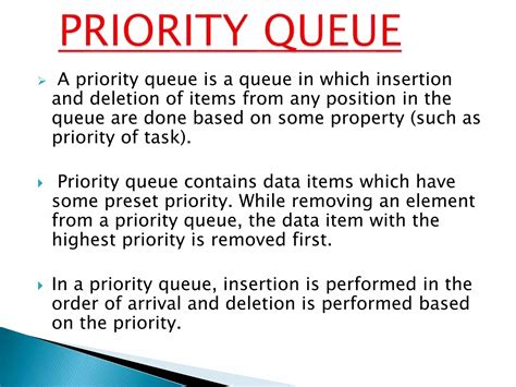 Priority Queue In Data Structure PPTX Operating Systems Computer Software And Applications