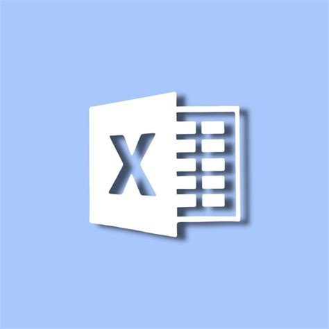 Microsoft Excel Blue Shadow App Icon