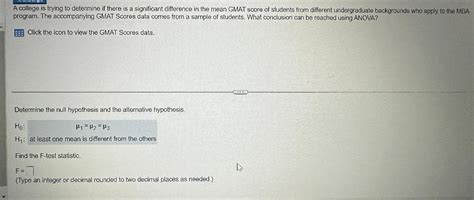 Solved Find The F Test Statistic And P Value Do We Reject Chegg