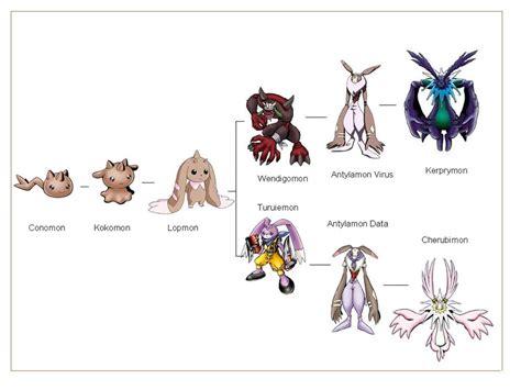 Digimon Tamers Lopmon Evolution