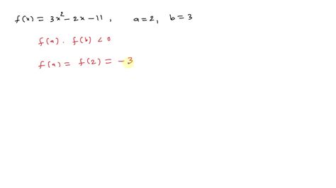 Solvedusing The Intermediate Value Theorem Determine If Possible Whether The Function F Has
