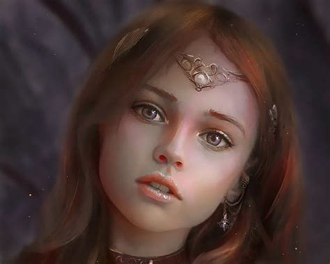 Fantasy Art Face Wallpaper