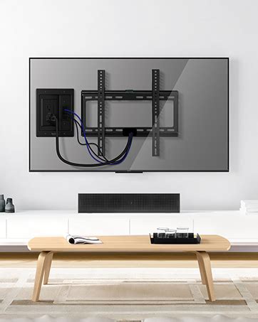 Hapythda In Wall Cable Management Kit For Tv Recessed