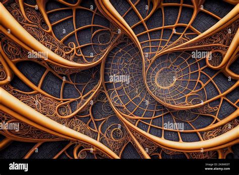 Fractal Geometric Shape With Detailed Structure An Illustration Of The Pattern Complexity With