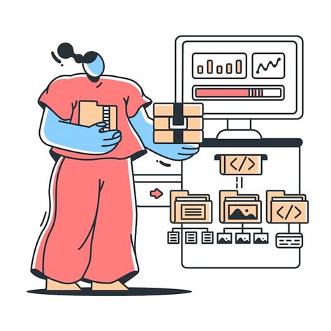 Data Extraction Concept Illustration Vectors And Illustrations For Free