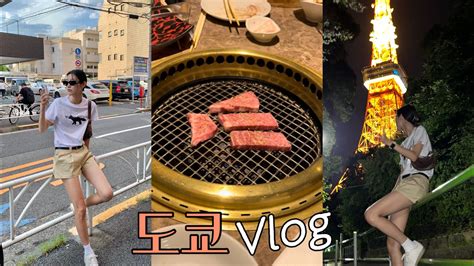도쿄 출장and여행 Vlog 야끼니꾸 먹고 도쿄타워 야경 일본 응급실 체험 일본3 Youtube