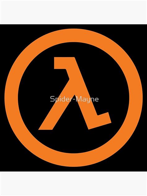 Póster Half Life Lambda Logo Fondo Negro De Spider Mayne Redbubble Póster Half Life Lambda Logo Fondo Negro De Spider Mayne Redbubble