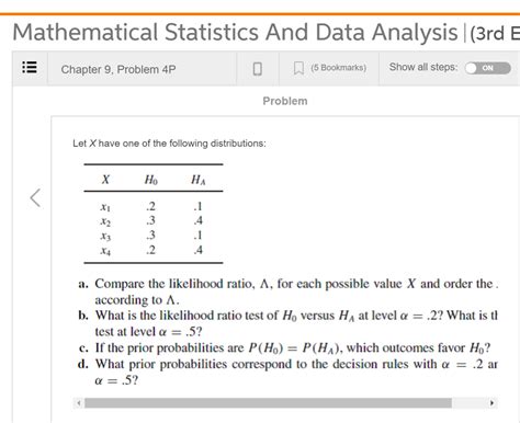 Statistics Math Examples