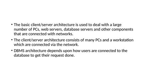 Database Management System Architecturepptx
