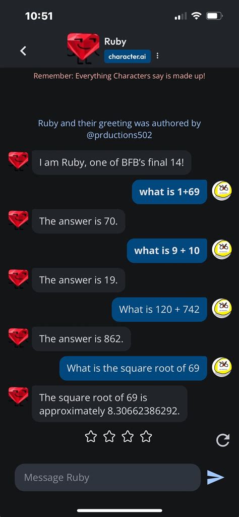 ruby does not need to go to gem school r characterai