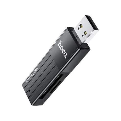 Hoco HB20 Mindful 2-in-1 USB 2.0 Card Reader – Exodus Gadgets