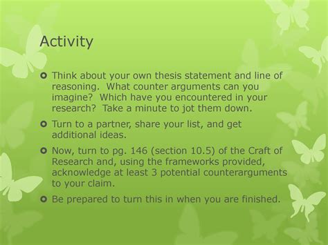 English B1a Counterargument Ppt Download