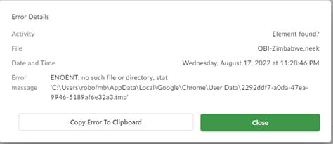 ENOENT No Such File Or Directory Exist Orchestrator SaaS Forum ElectroNeek