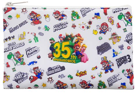 My Nintendo Adds Super Mario Bros 35th Anniversary Zipper Pouch In Europe