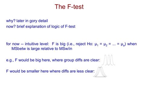 F Test