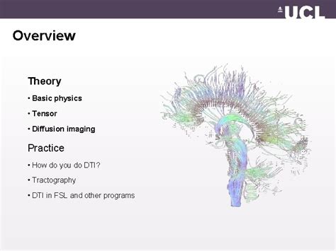 Diffusion Tensor Imaging Overview Theory Basic Physics Tensor