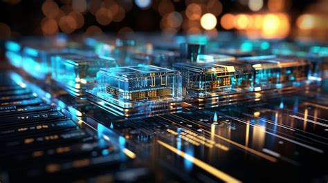 Premium Ai Image Computer Futuristic High Tech Circuit Board With