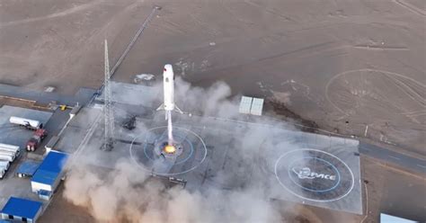 Chinas Landspace Conducts First Vtvl Test For Reusable Stainless Steel Rocket