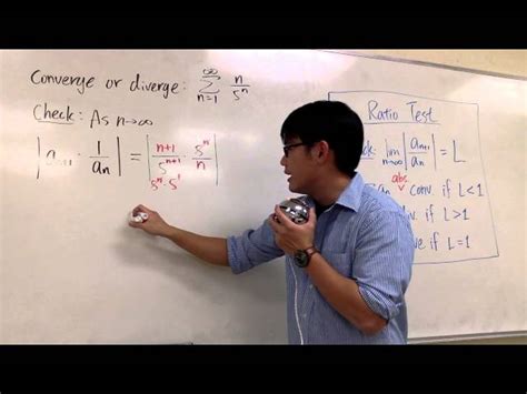 Free Video Calculus Ratio Root Test From Blackpenredpen Class Central