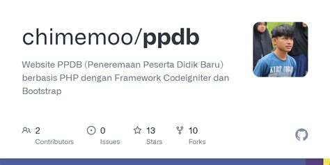 github chimemoo ppdb website ppdb peneremaan peserta didik baru