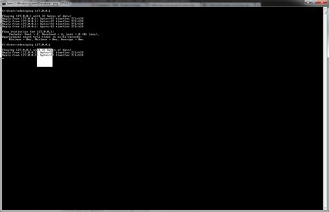 При запуске Windows Cmd
