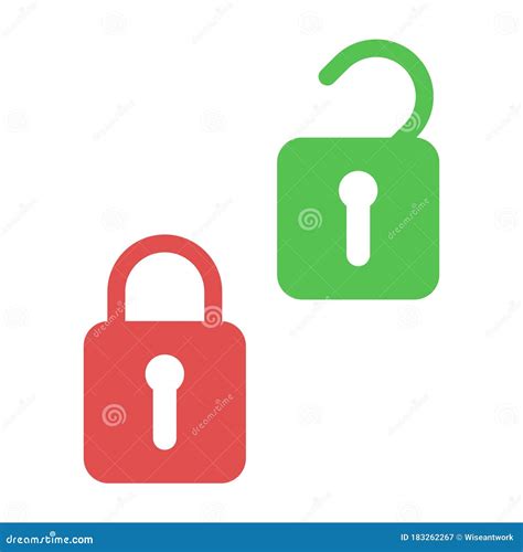 Padlock With Security Lock Concept And Futuristic Electronic Technology