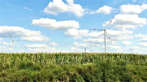 An Energy Wind Farm Using Wind Power The Electric Power Generator Is A