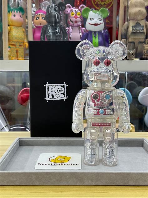 [pre Order] Be Rbrick X Hxs Hirota Saigansho 400 1st Gen Clear Ver Bearbrick Robot Hobbies