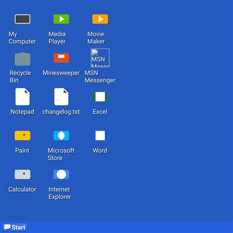 Windows Xp Desktop Simulation