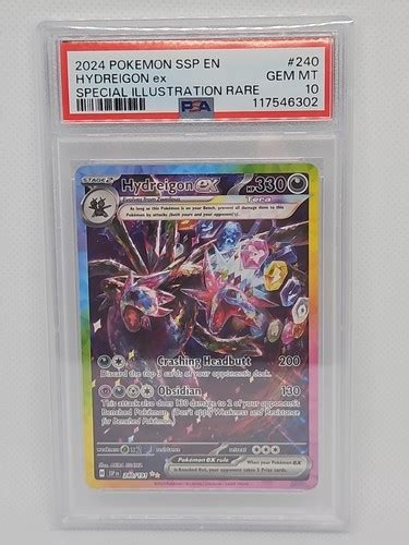 Psa 10 Pokemon Surging Sparks Holo Sir Hydreigon Ex 240191 Gem Mint