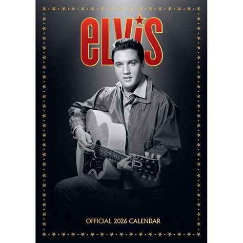 2026 Elvis A3 Wall Calendar 9781835273944 11446