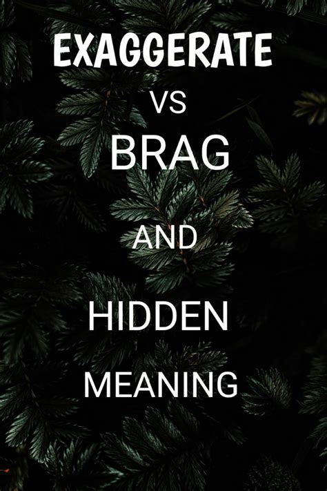 Meaning For Over Exaggerate At Patrick Lauzon Blog